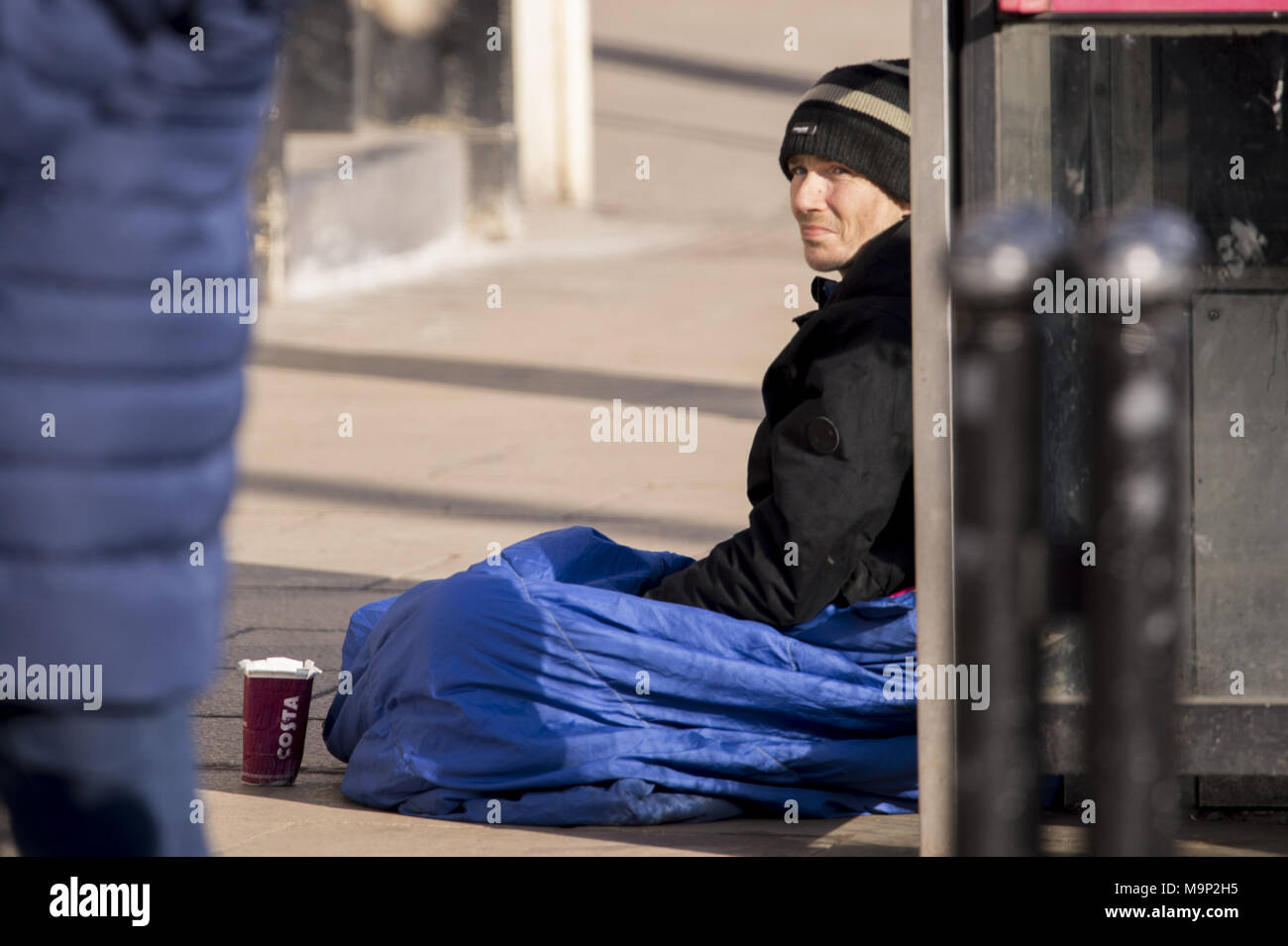 Homelessness in Scotland's capital Edinburgh. Featuring: Homeless ...