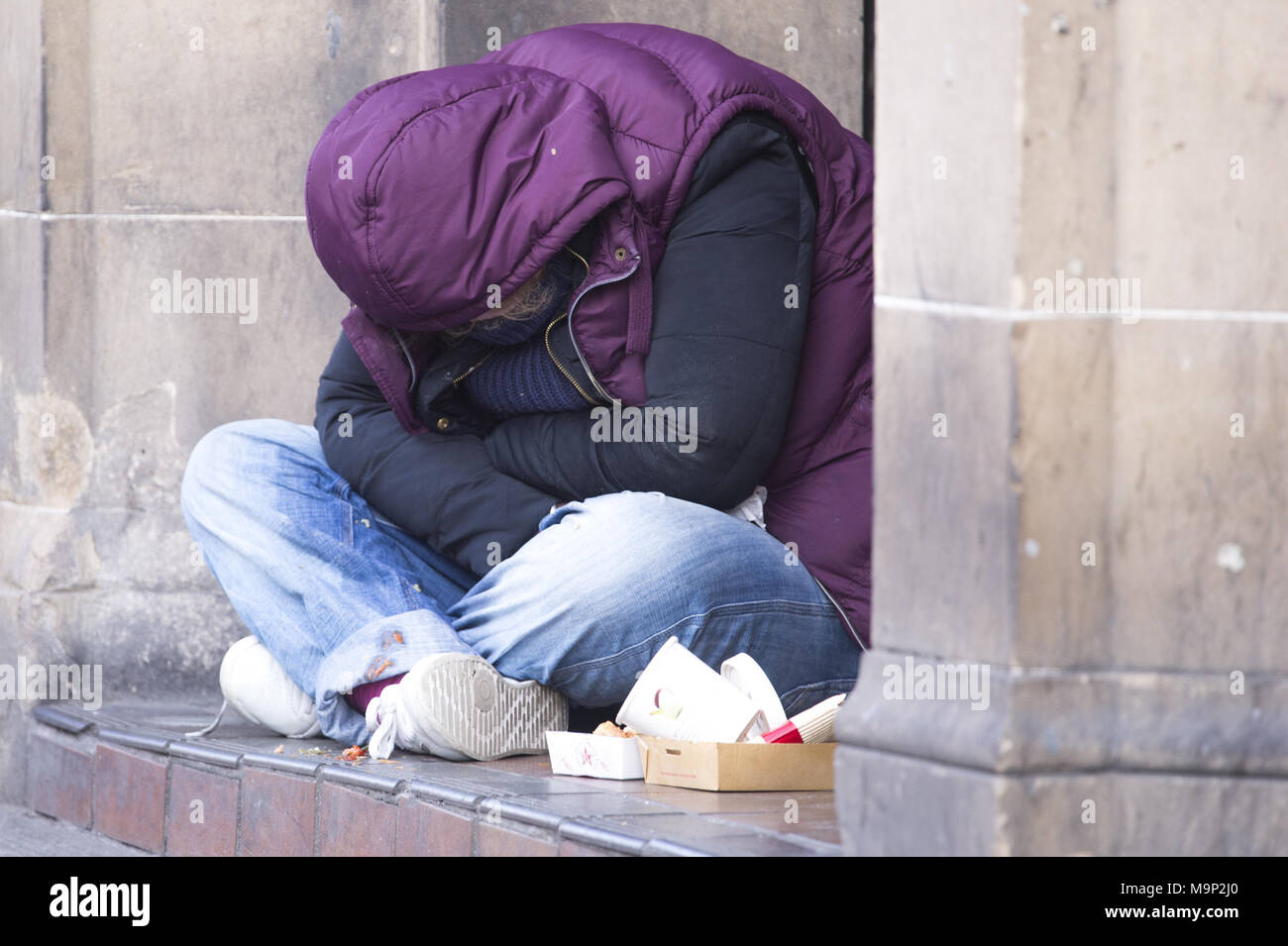 Homelessness in Scotland's capital Edinburgh. Featuring: Homeless ...