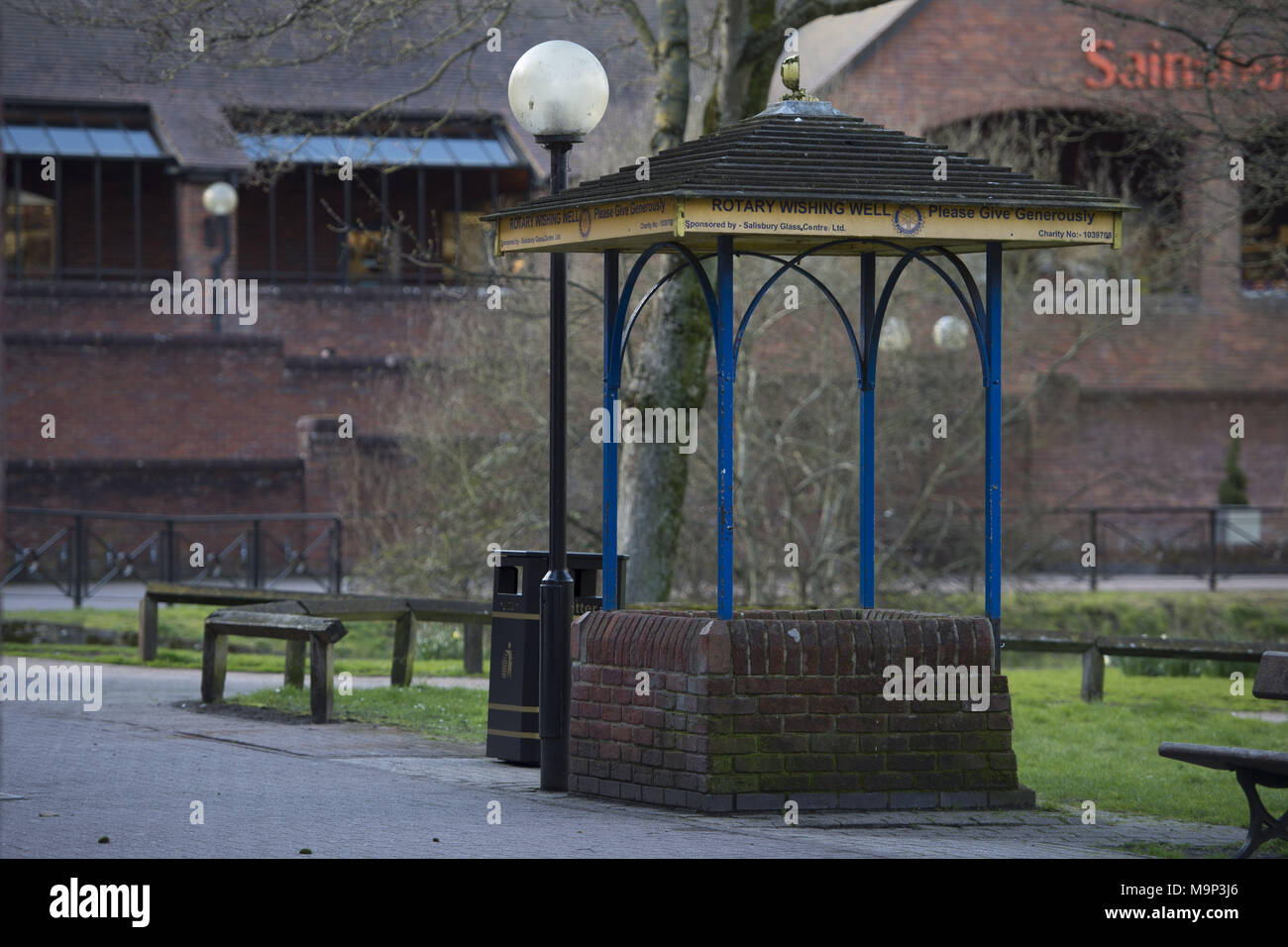 A general view of the spot near the Maltings in Salisbury where Russian ...