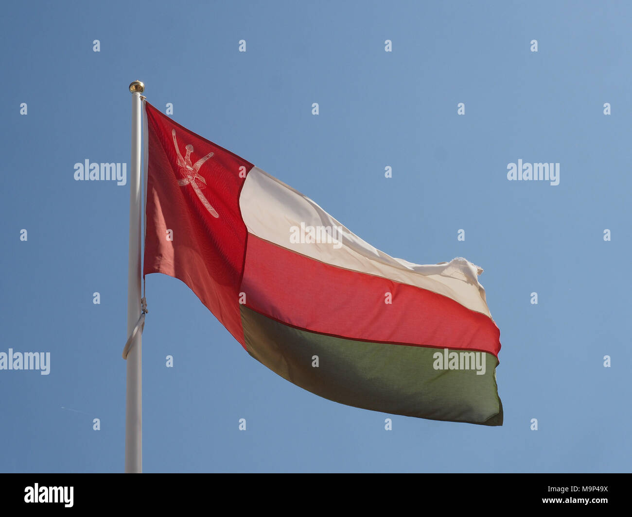 National flag sultanate oman hi-res stock photography and images - Alamy