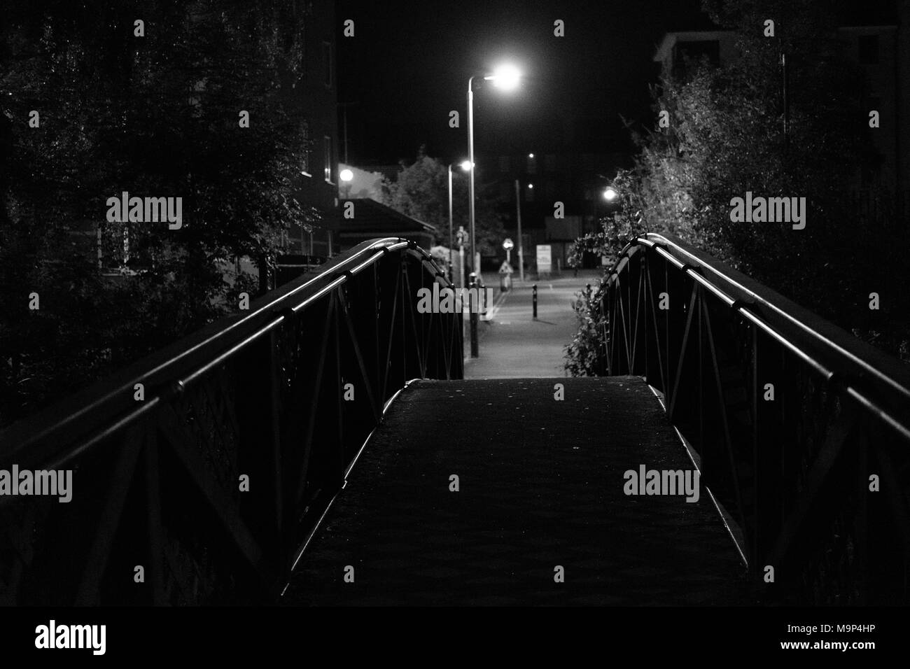 Ghost city view Black and White Stock Photos & Images - Alamy