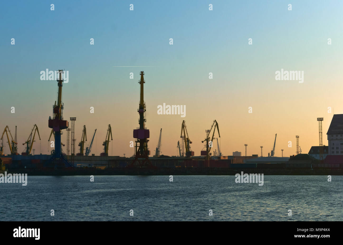 port cranes, sea port Kaliningrad, gantry crane, ice-free Russian port ...