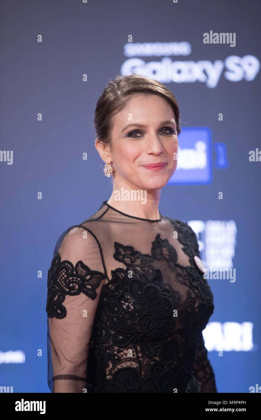 Isabella Ragonese attends at David di Donatello 2018 in Rome Stock ...