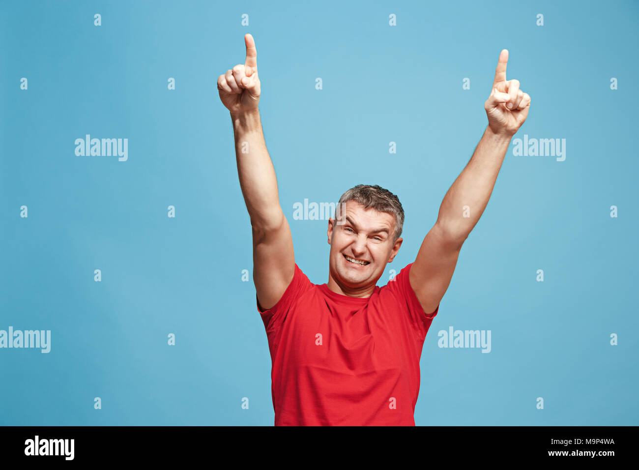 Winning success man happy ecstatic celebrating being a winner. Dynamic ...