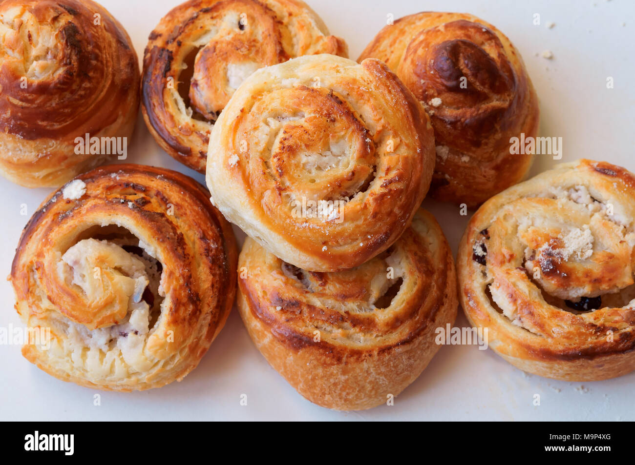 Buns of puff pastry hi-res stock photography and images - Alamy