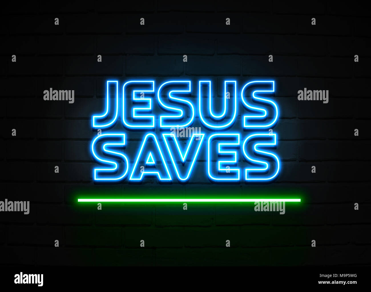 Jesus Saves Neon High Resolution Stock Photography and Images - Alamy
