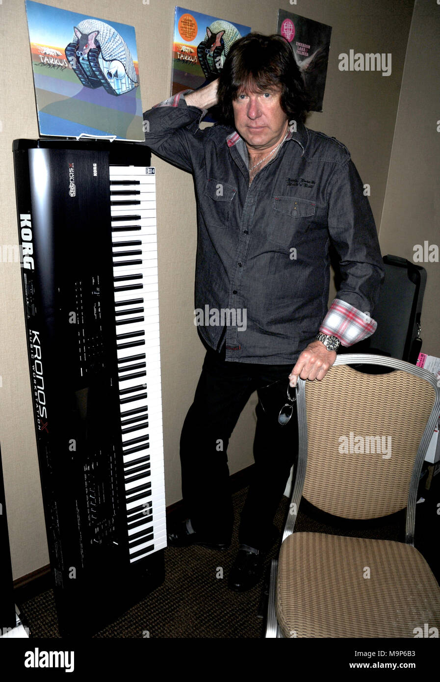Prog rock keyboard player hi-res stock photography and images - Alamy