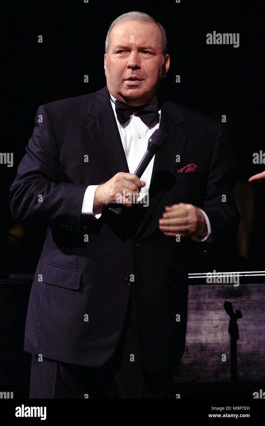 HOLLYWOOD FL, JANUARY 09: Frank Sinatra Jr. performs at Hard Rock Live ...