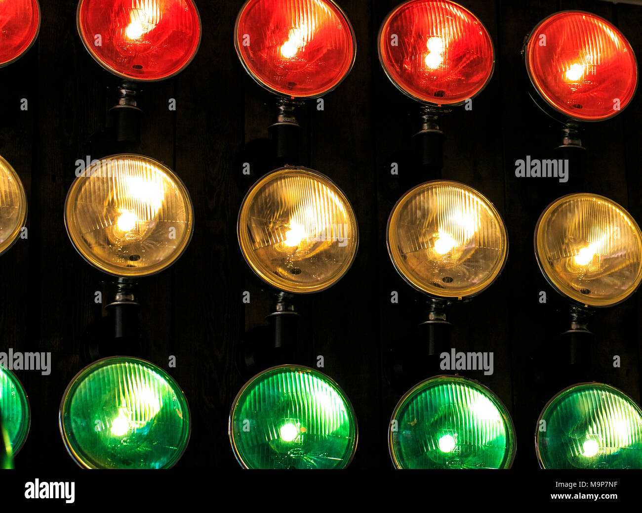 Light of a traffic lamp Stock Photo - Alamy