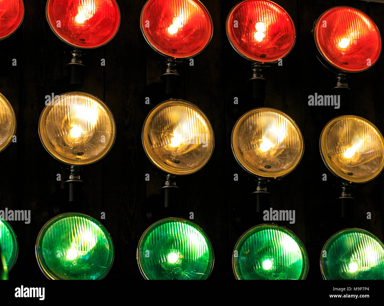 Light of a traffic lamp Stock Photo - Alamy