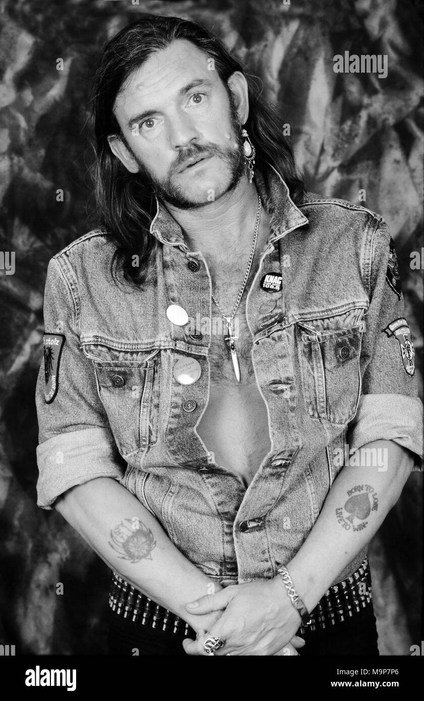 BROOKLYN, NY - OCTOBER 29: Lemmy Kilmister of Motorhead poses for a ...