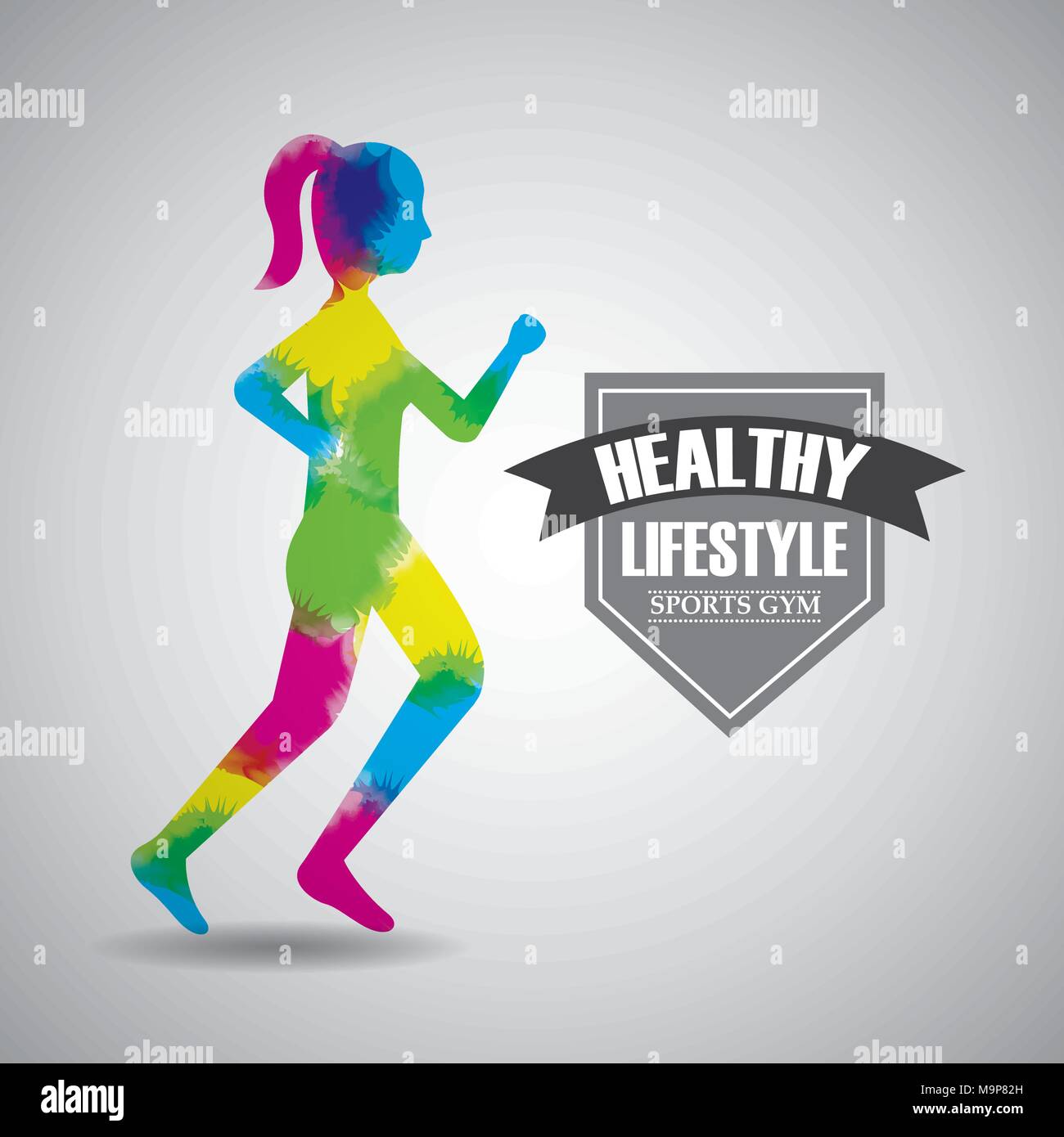 healthy lifestyle sport gym Stock Vector Image & Art - Alamy