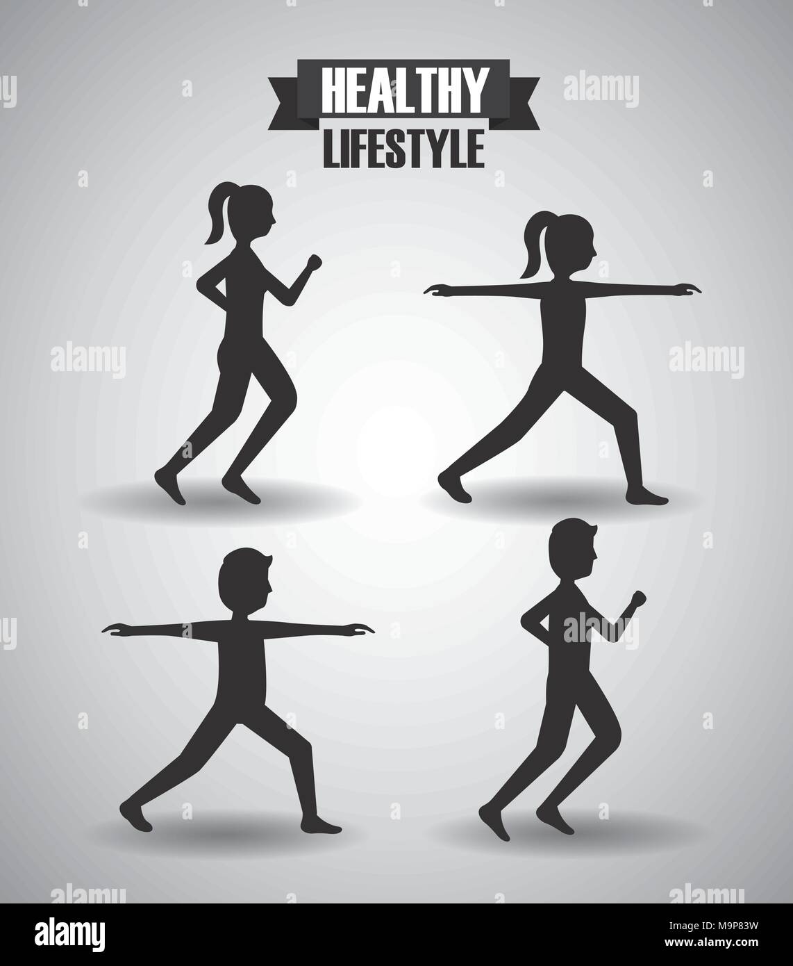 healthy lifestyle sport gym Stock Vector Image & Art - Alamy