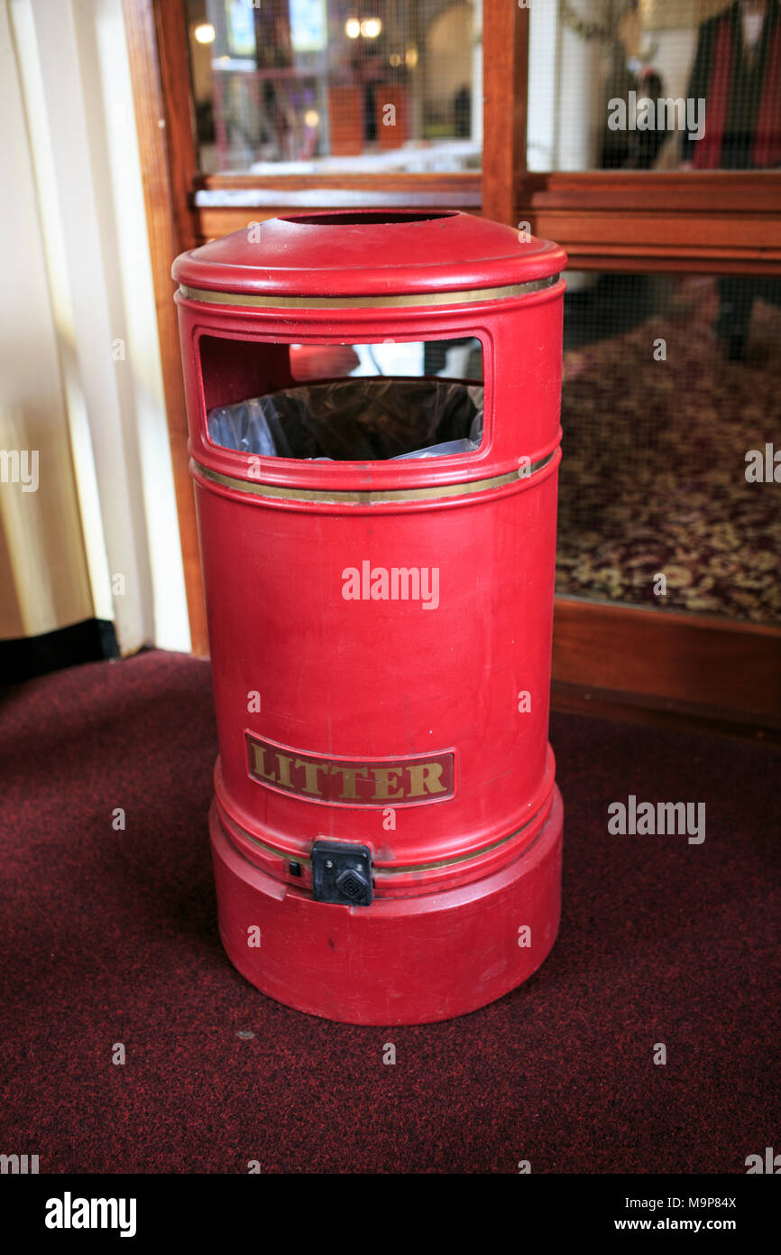 Red vintage litter indoor Stock Photo - Alamy