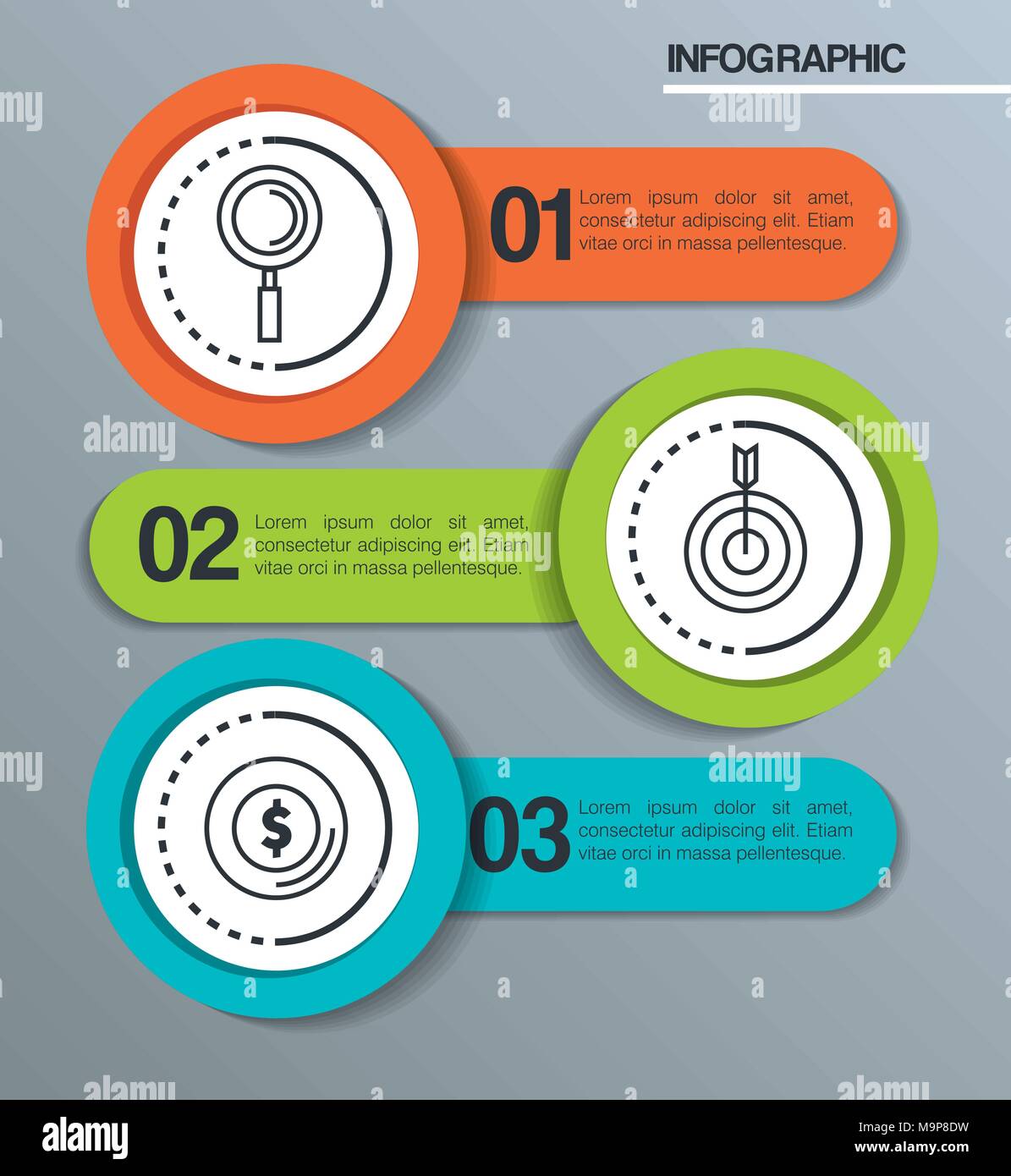 infographic statistics with business elements Stock Vector Image & Art ...