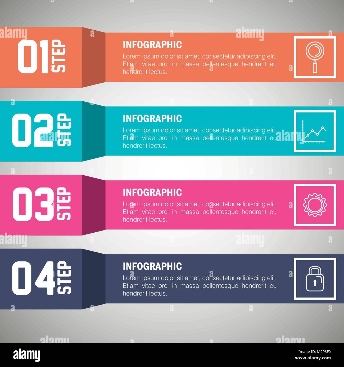 infographic statistics with business elements Stock Vector Image & Art ...