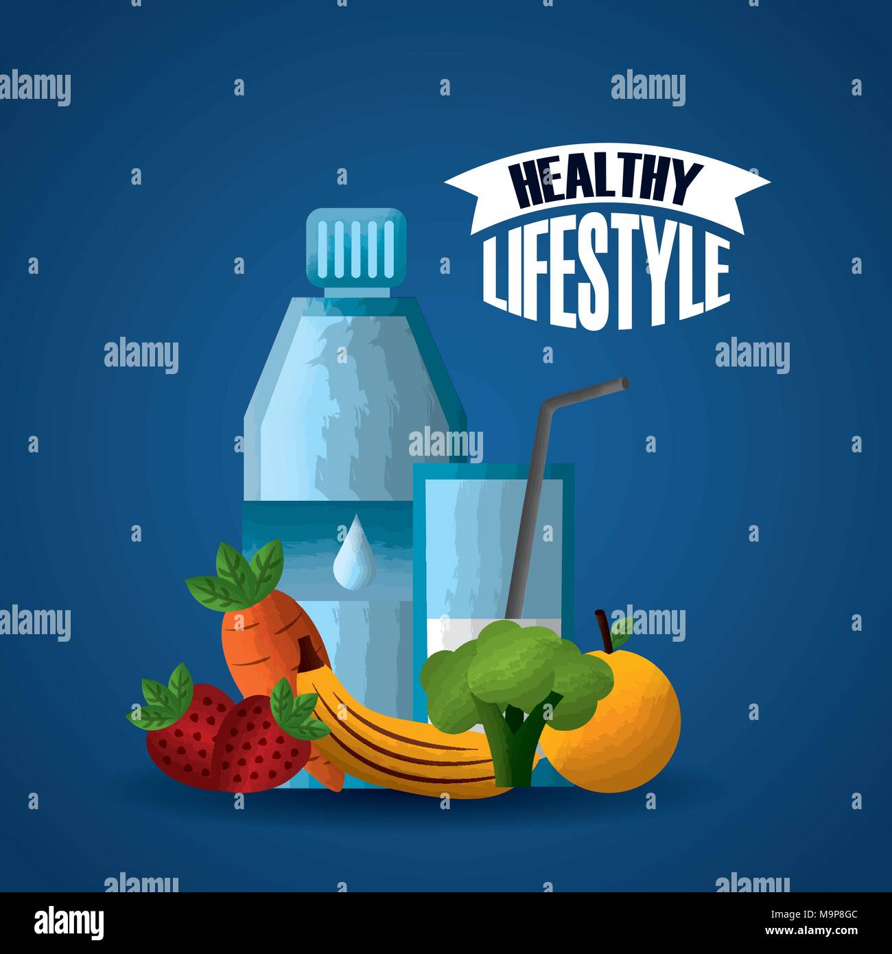 Fit lifestyle dish Stock Vector Images - Alamy