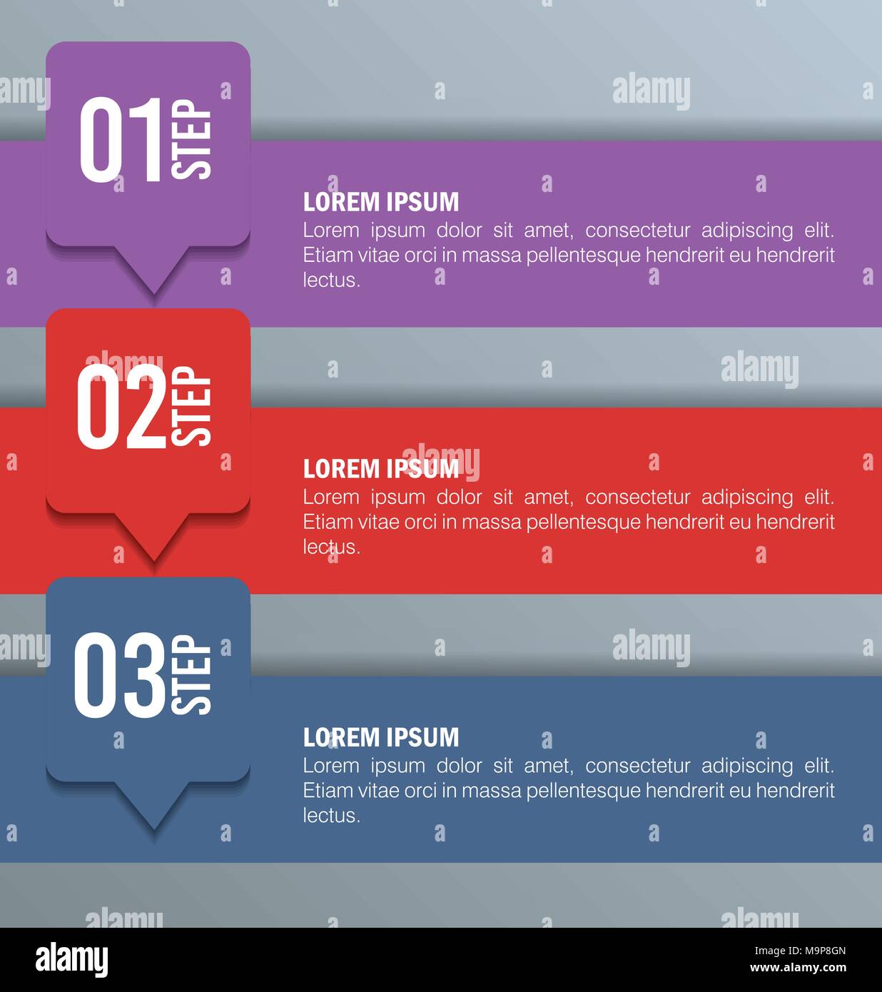 numbers and steps infographic template Stock Vector Image & Art - Alamy