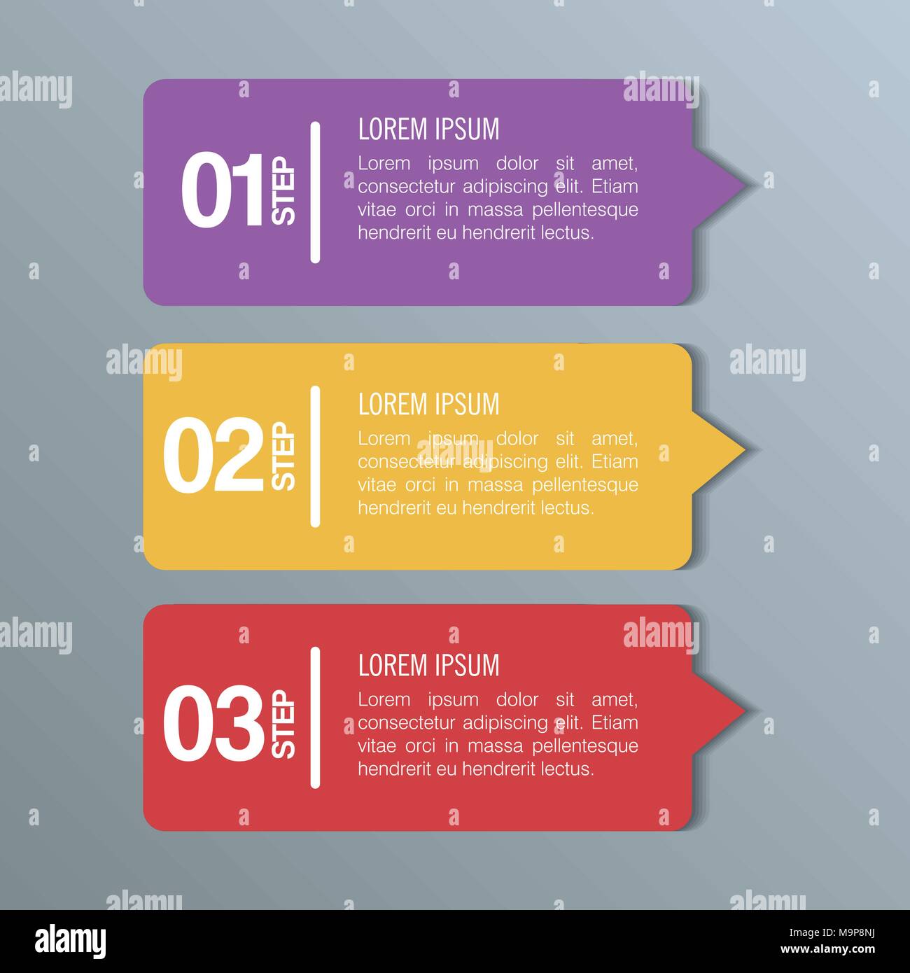 numbers and steps infographic template Stock Vector Image & Art - Alamy