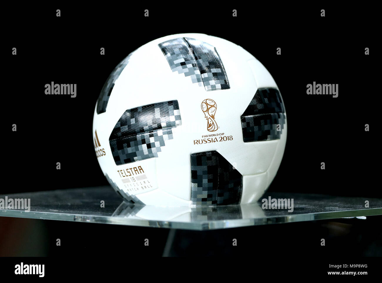 A general view of the Adidas Telstar ball which will be used as the ...