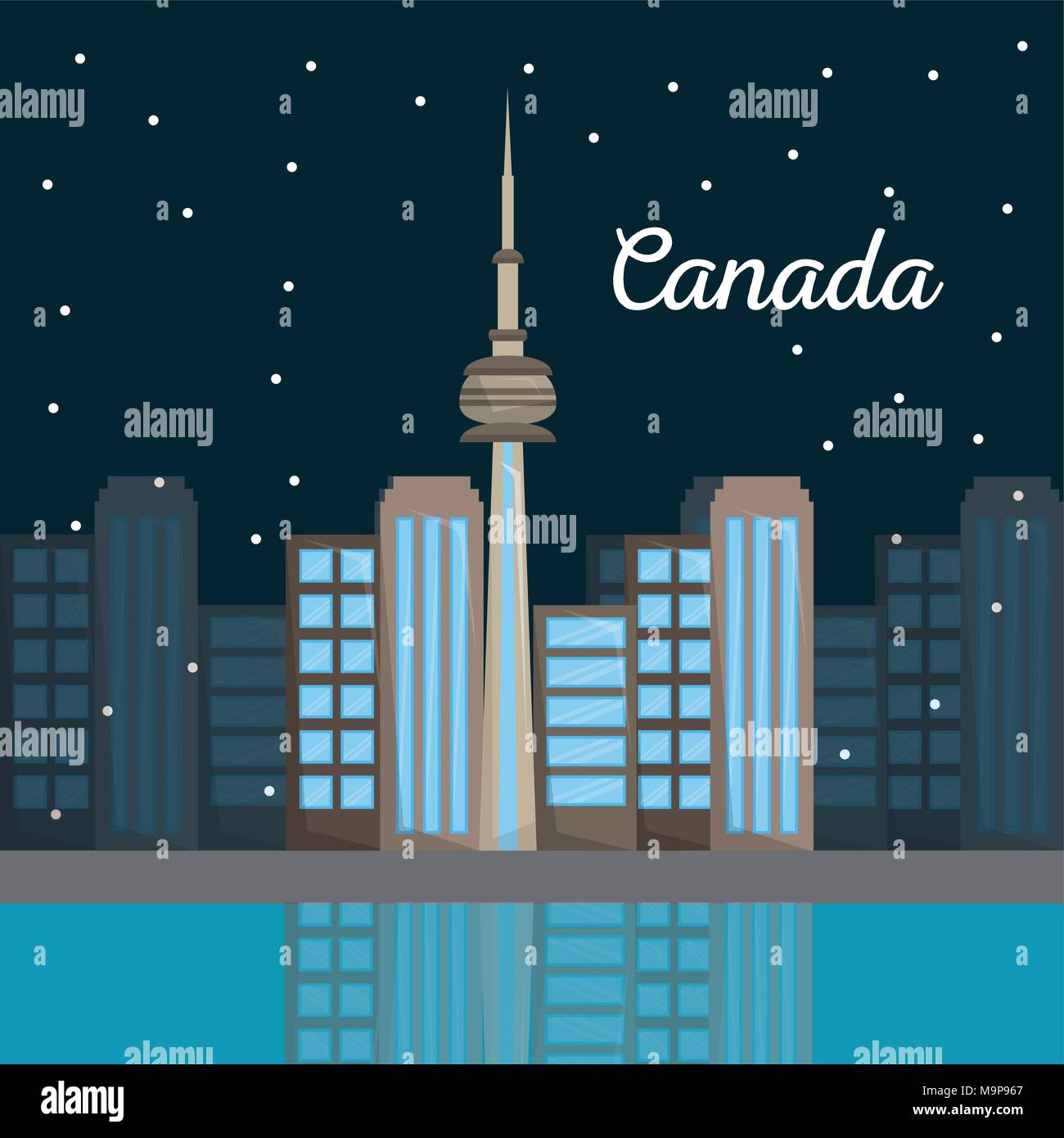 Downtown toronto map hi-res stock photography and images - Alamy