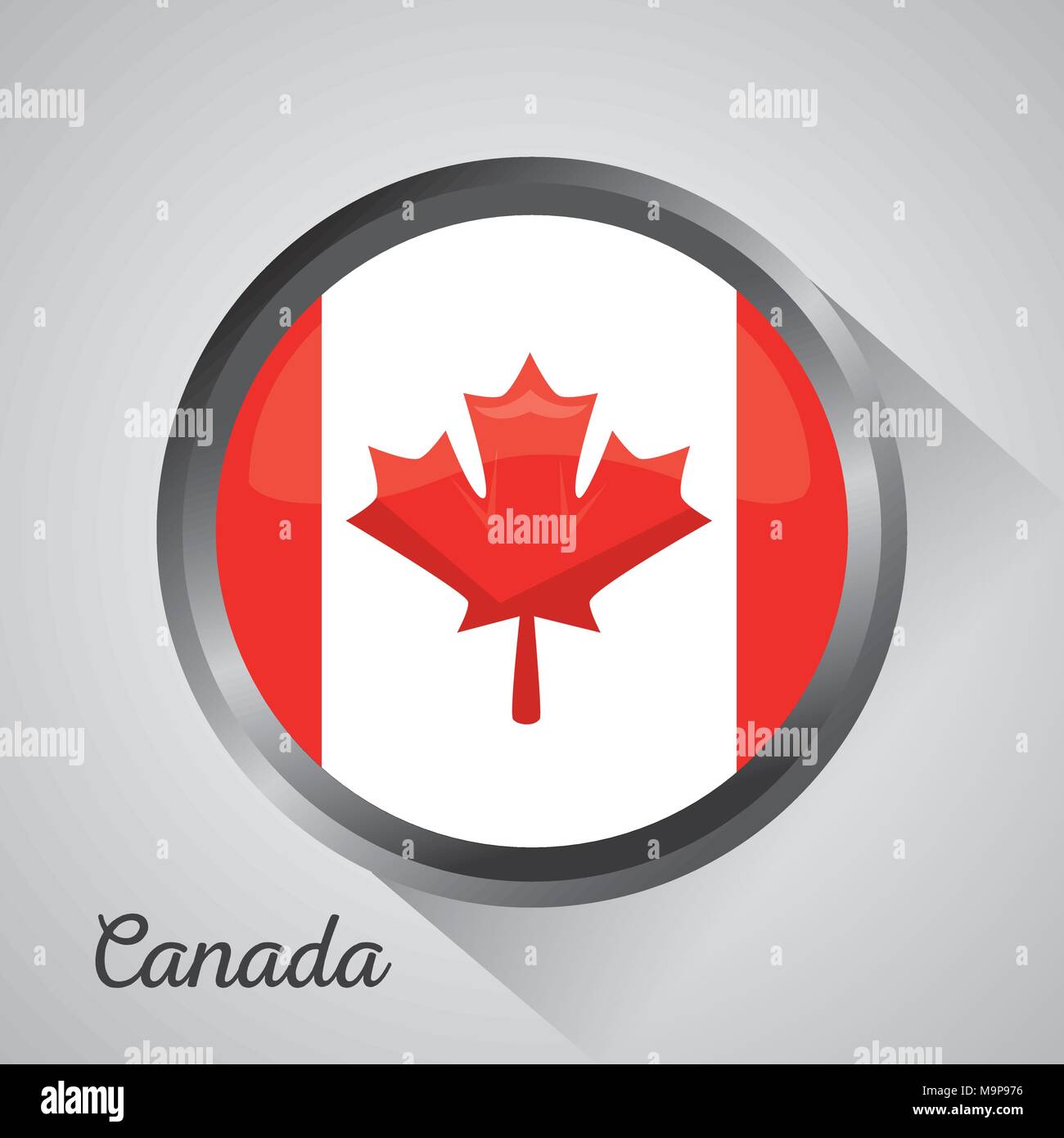canada flag map monument Stock Vector Image & Art - Alamy