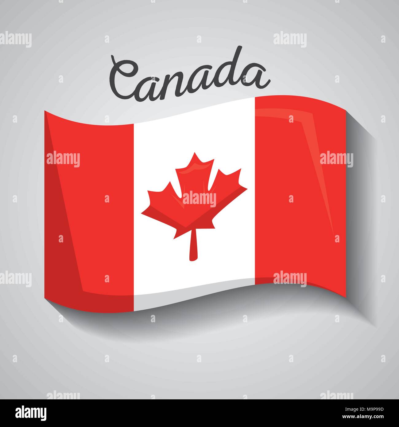 canada flag map monument Stock Vector Image & Art - Alamy