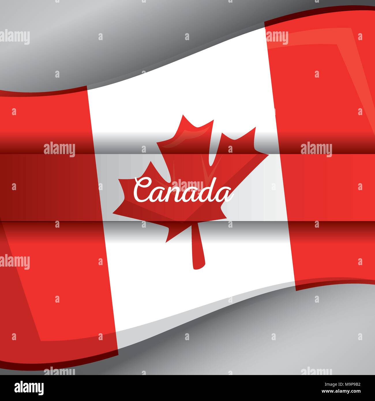 canada flag map monument Stock Vector Image & Art - Alamy