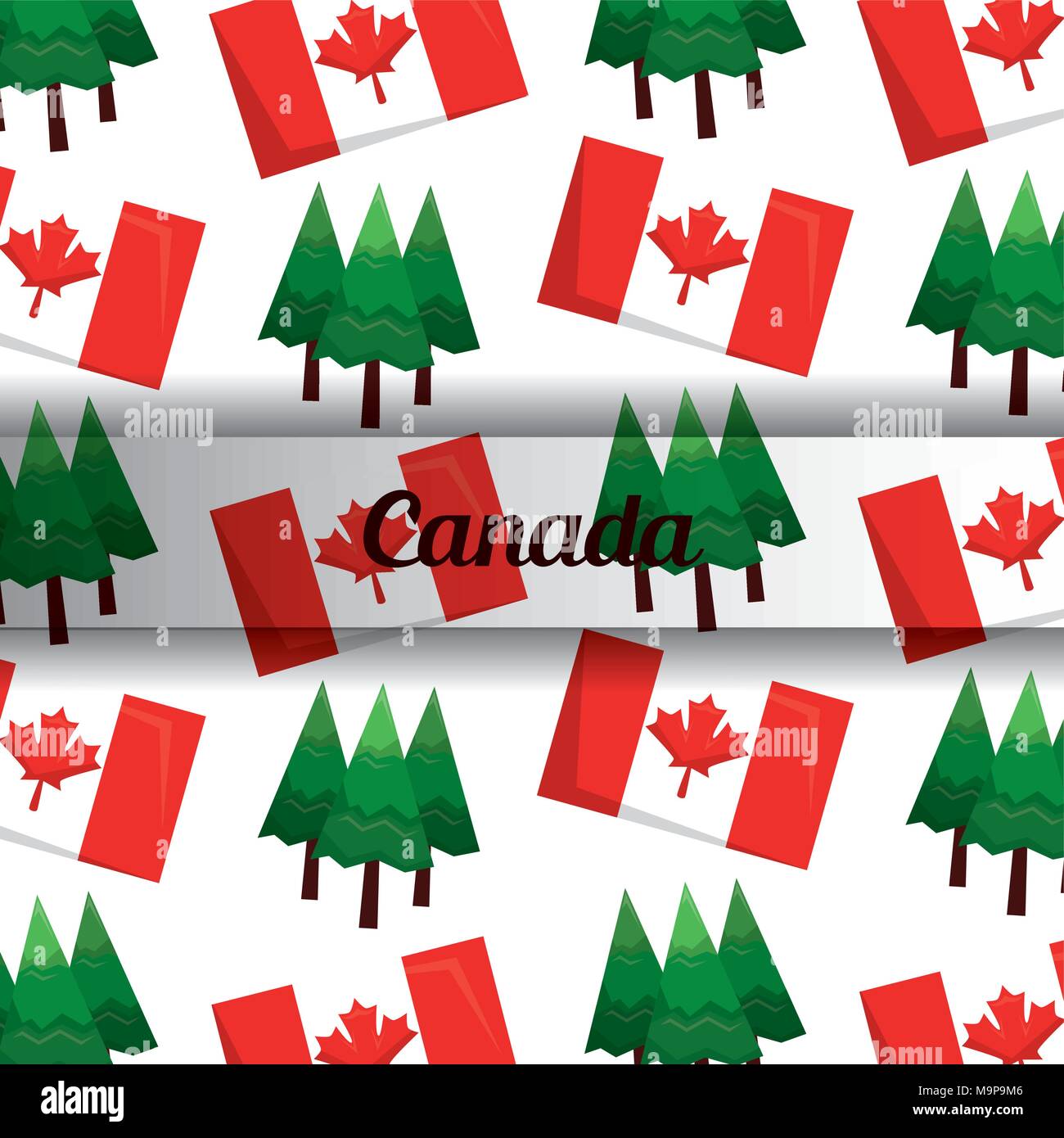 canada flag map monument Stock Vector Image & Art - Alamy