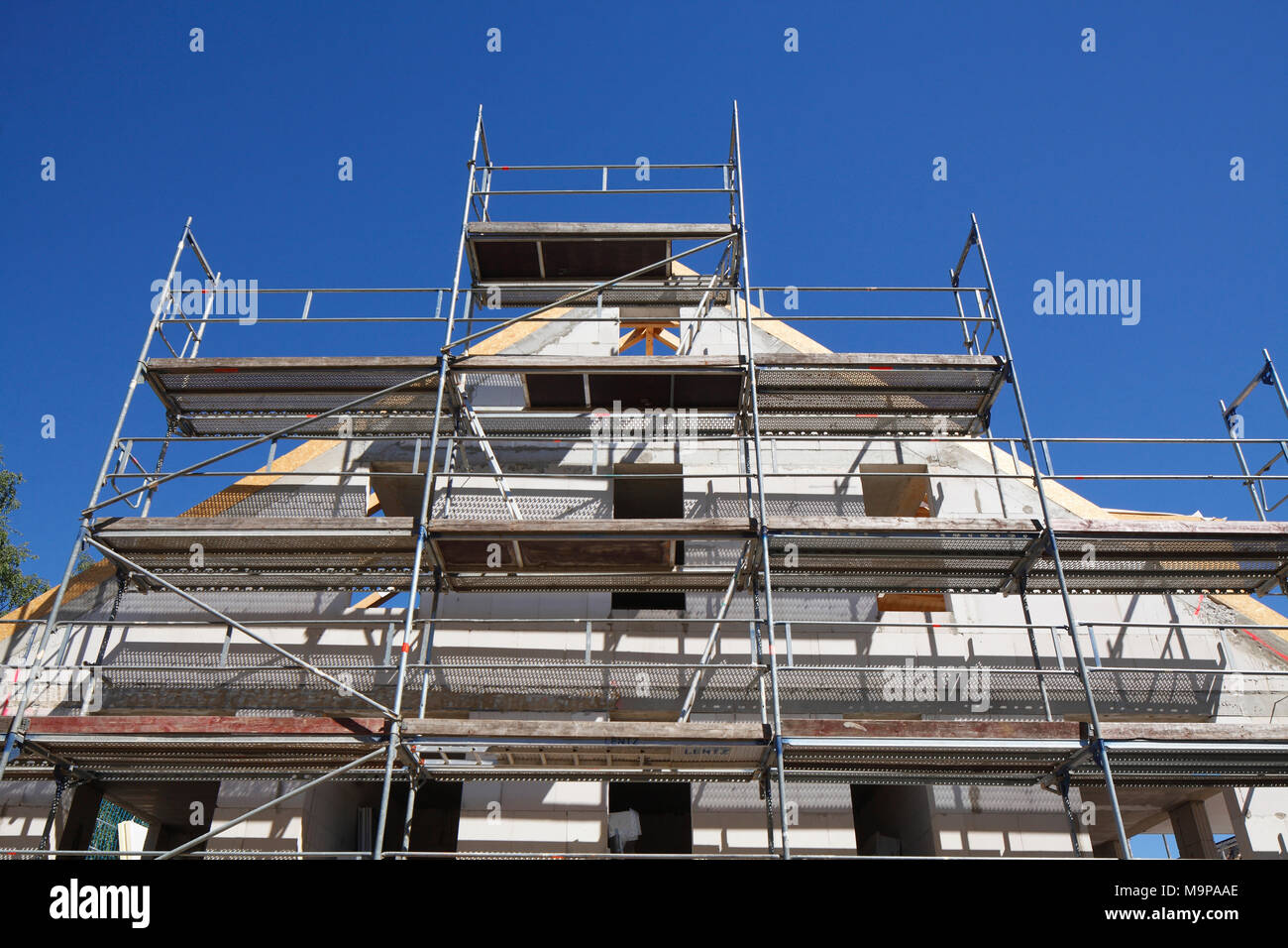 Scaffolded building site hi-res stock photography and images - Alamy