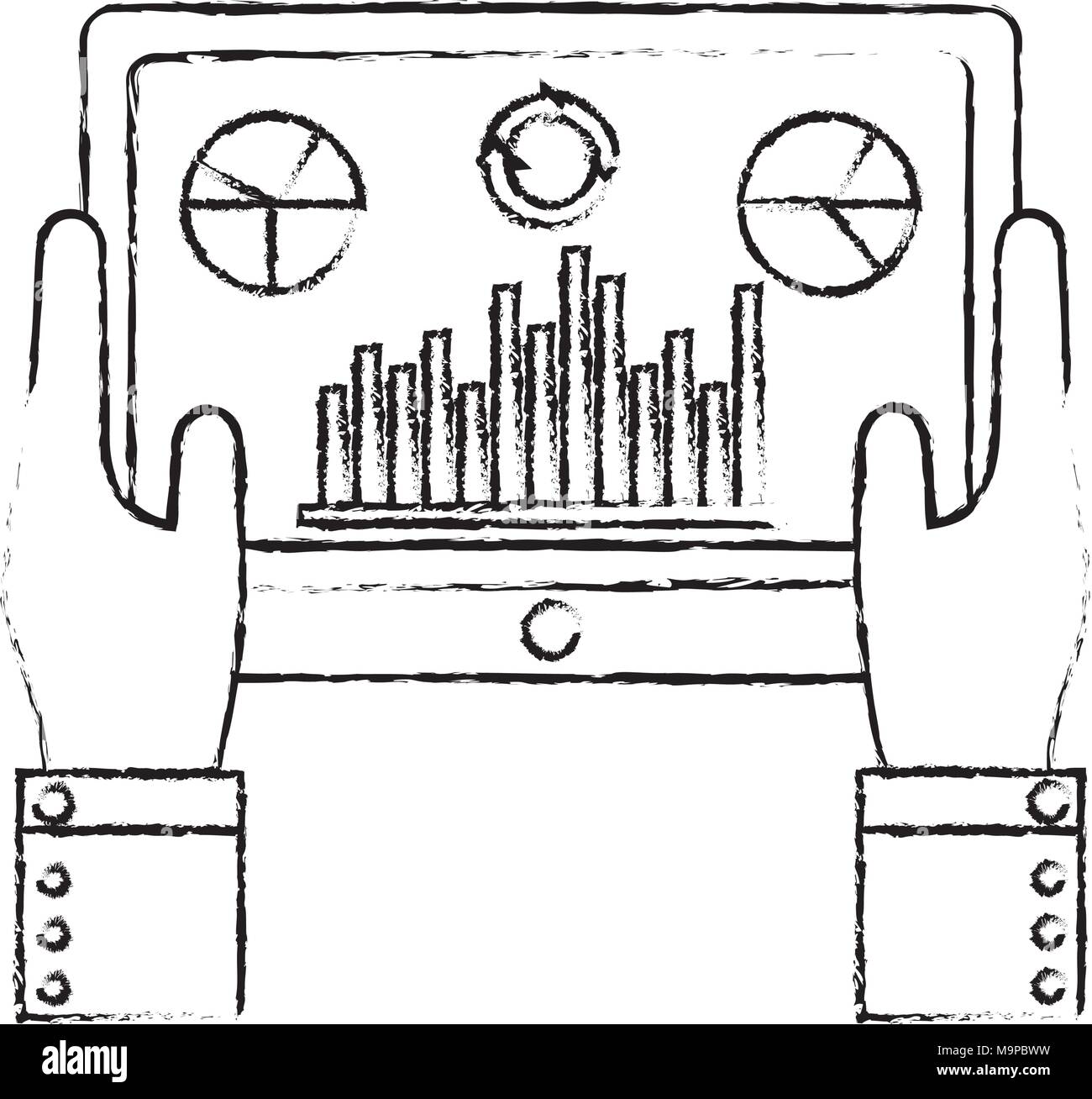 Bar graphs diagrams financial Stock Vector Images - Alamy