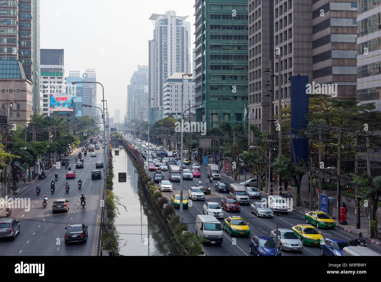Sathon tai road hi-res stock photography and images - Alamy