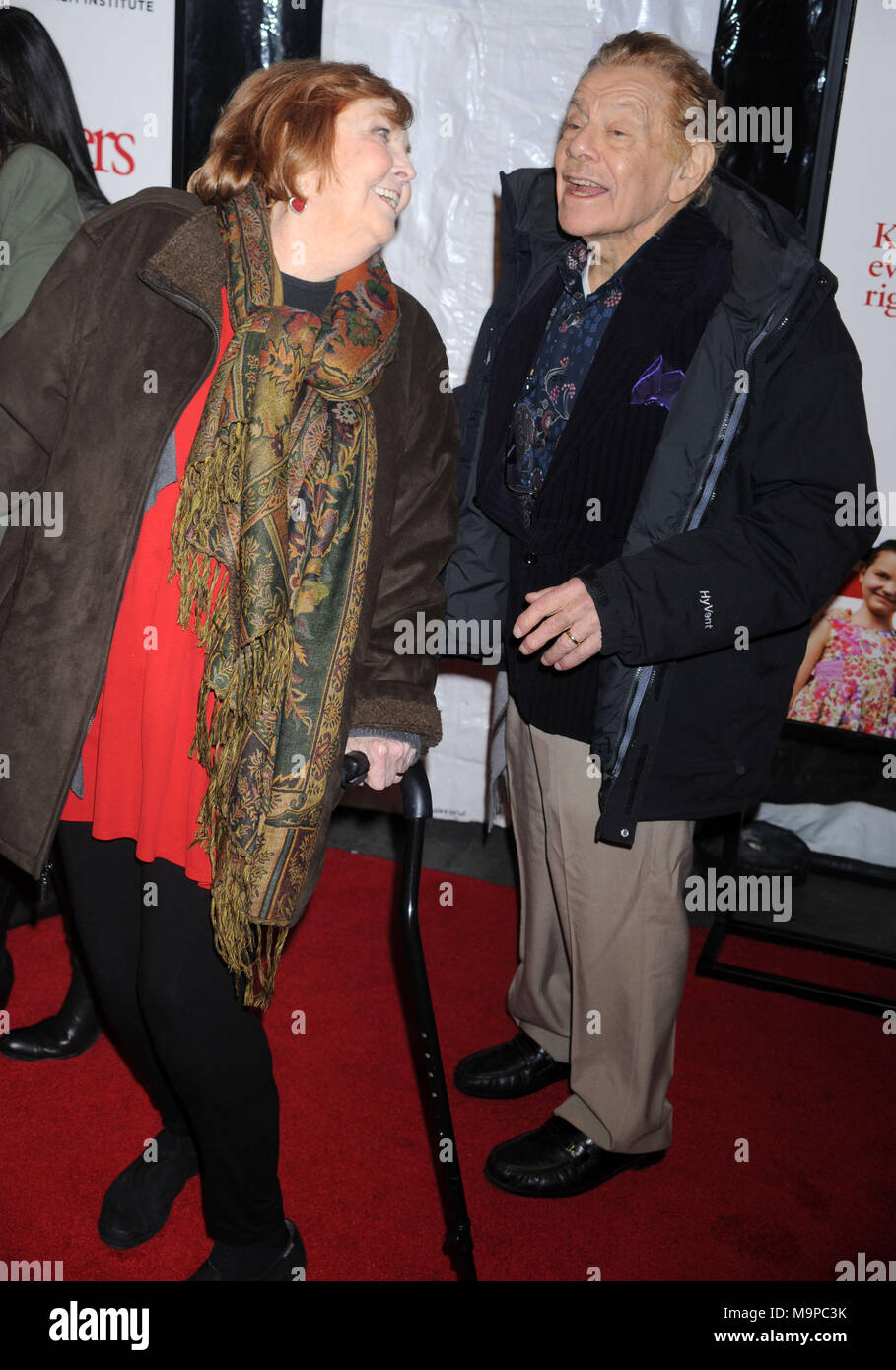 NEW YORK, NY - DECEMBER 15: Anne Meara Stiller and Jerry Stiller attend ...