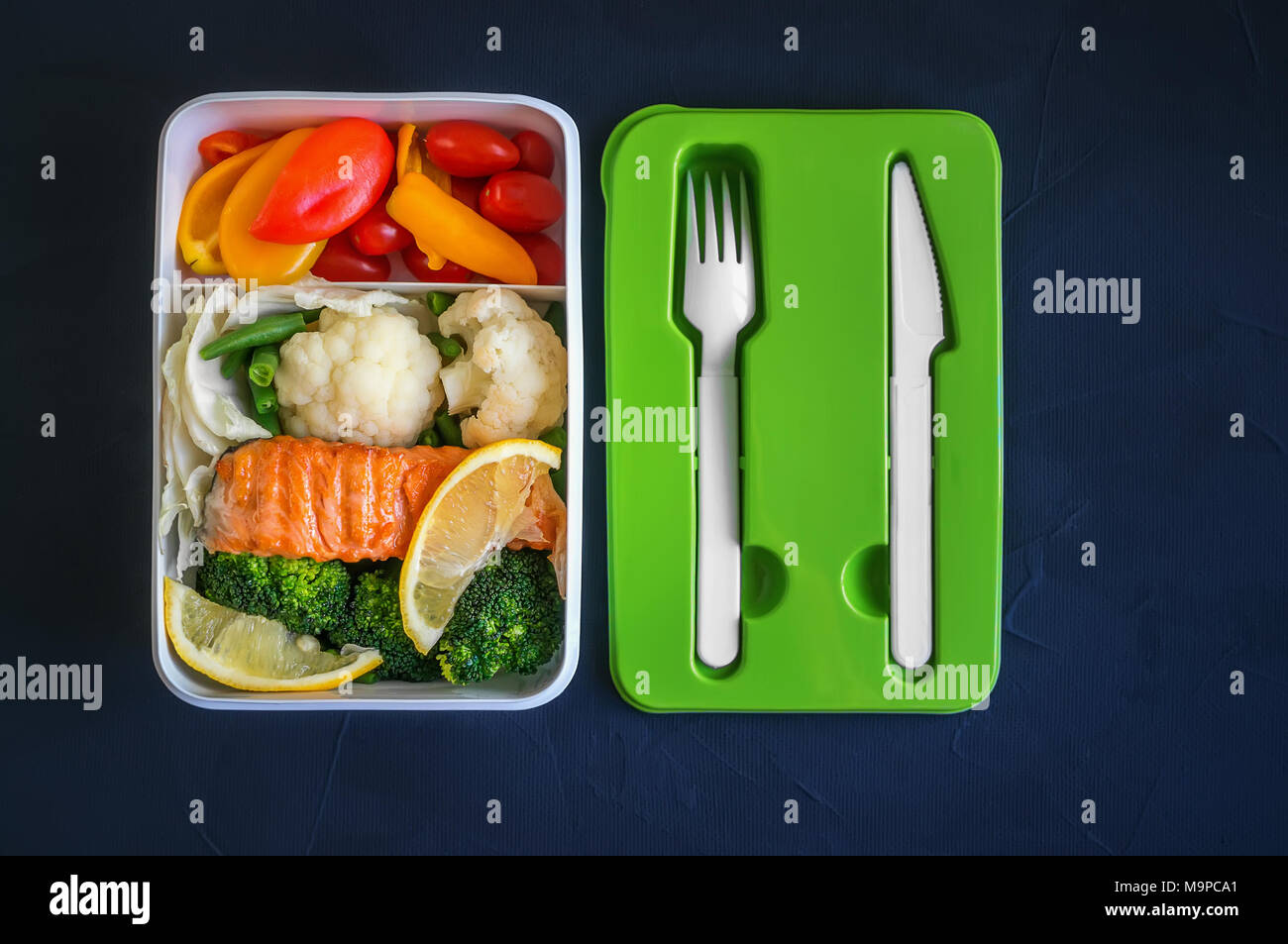 School lunch box cutout hi-res stock photography and images - Alamy