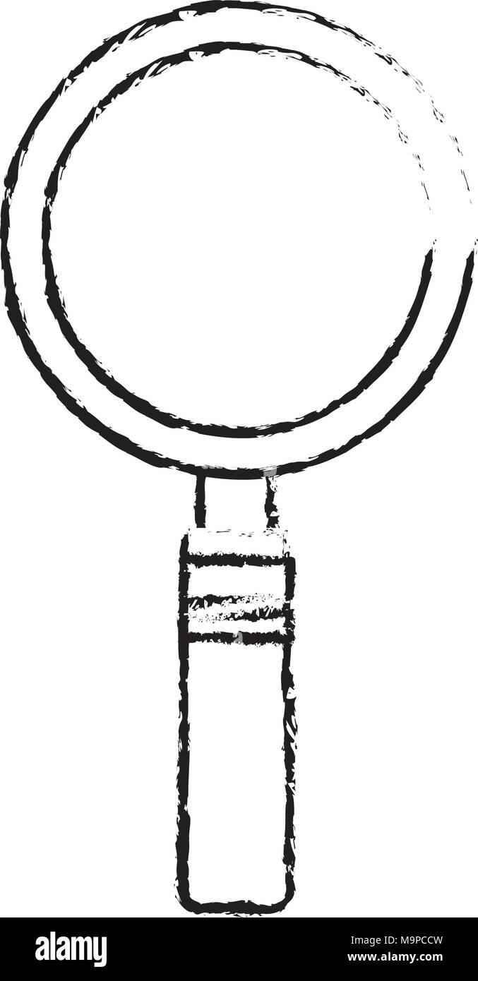 magnifier glass search analysis icon Stock Vector Image & Art - Alamy