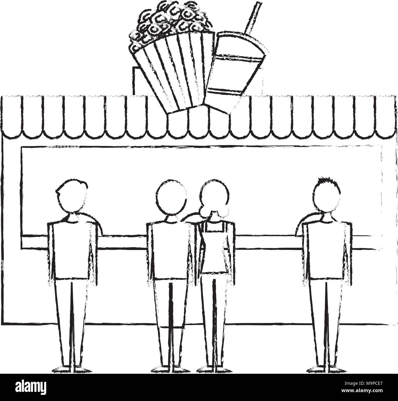 People fair vintage Stock Vector Images - Alamy