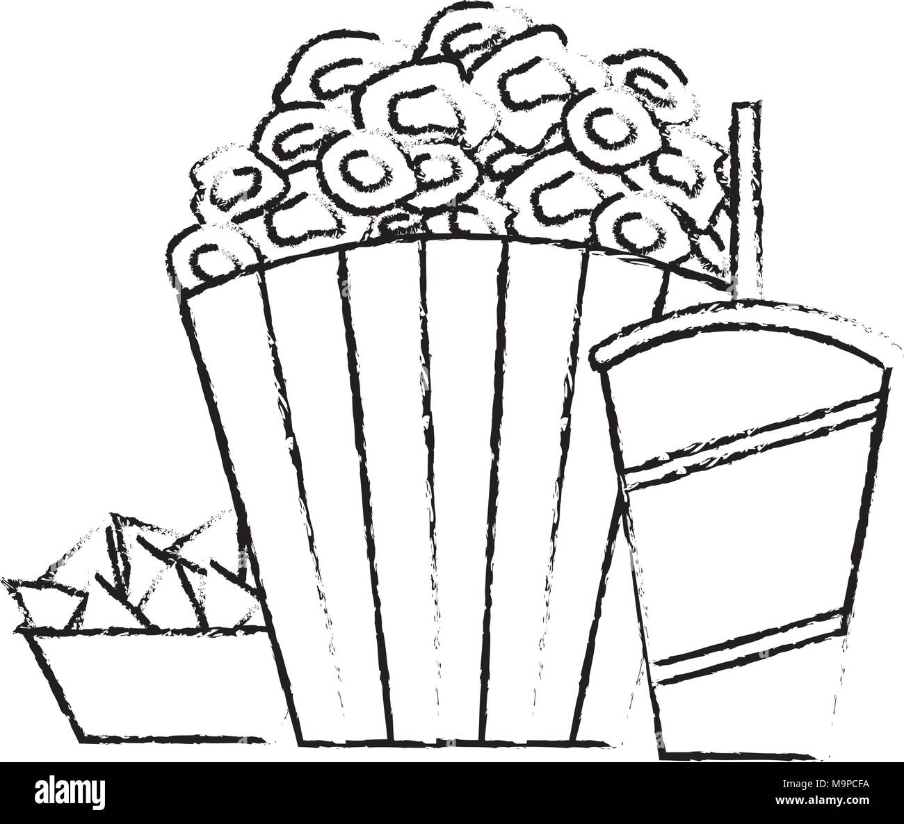 Movie theater poster box Black and White Stock Photos & Images - Alamy