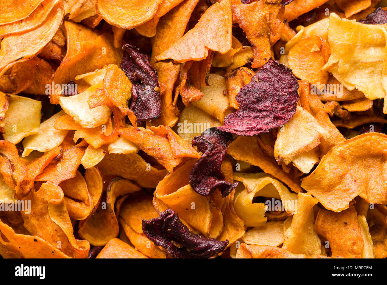 The mixed fried vegetable chips Stock Photo - Alamy