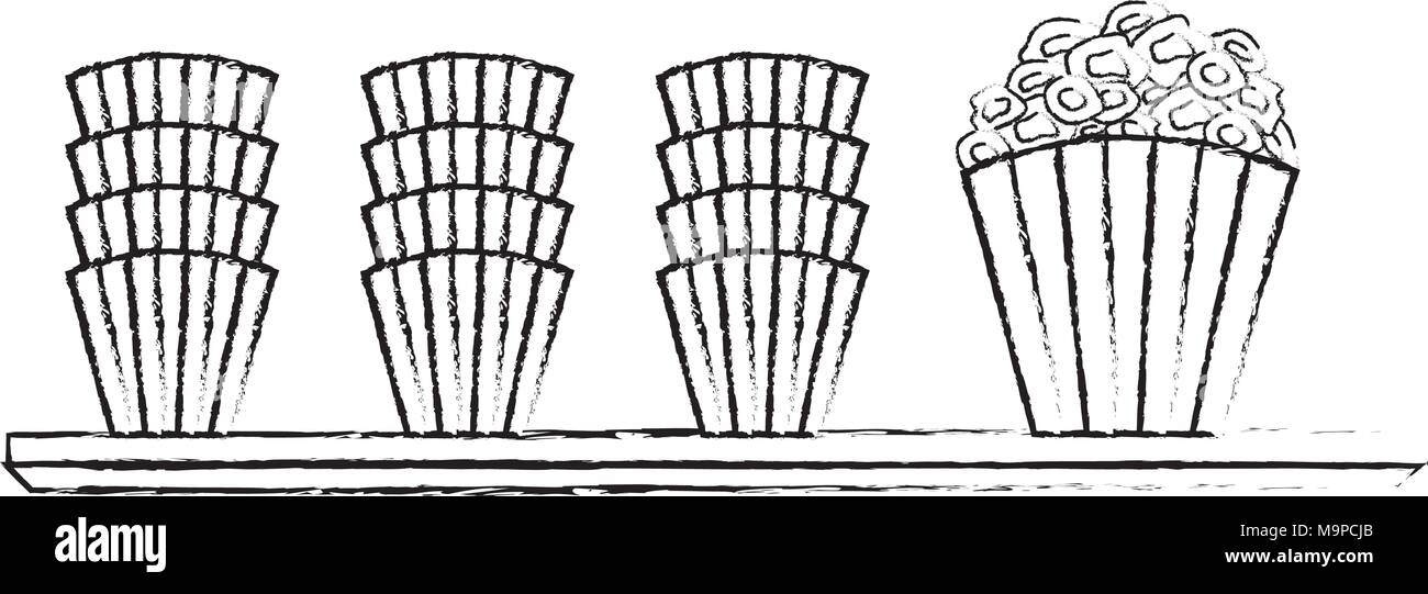 Food buckets Stock Vector Images - Alamy