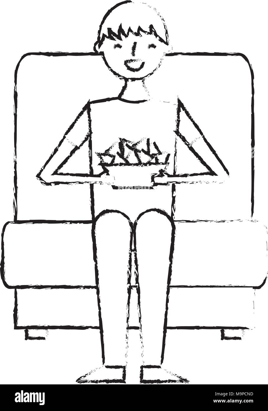 People watching movie Black and White Stock Photos & Images - Alamy