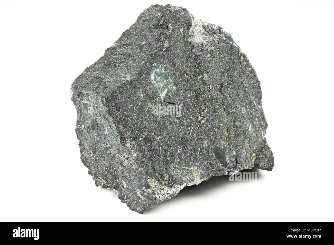 Kimberlite from South Africa isolated on white background Stock Photo ...