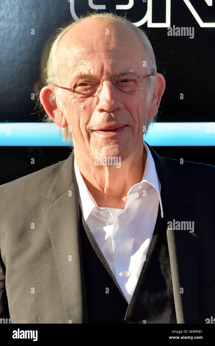 Christopher Lloyd attends the 'Ready Player One' premiere at Dolby ...
