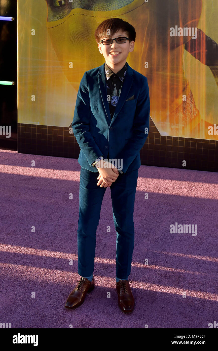 Philip Zhao attends the 'Ready Player One' premiere at Dolby Theater ...