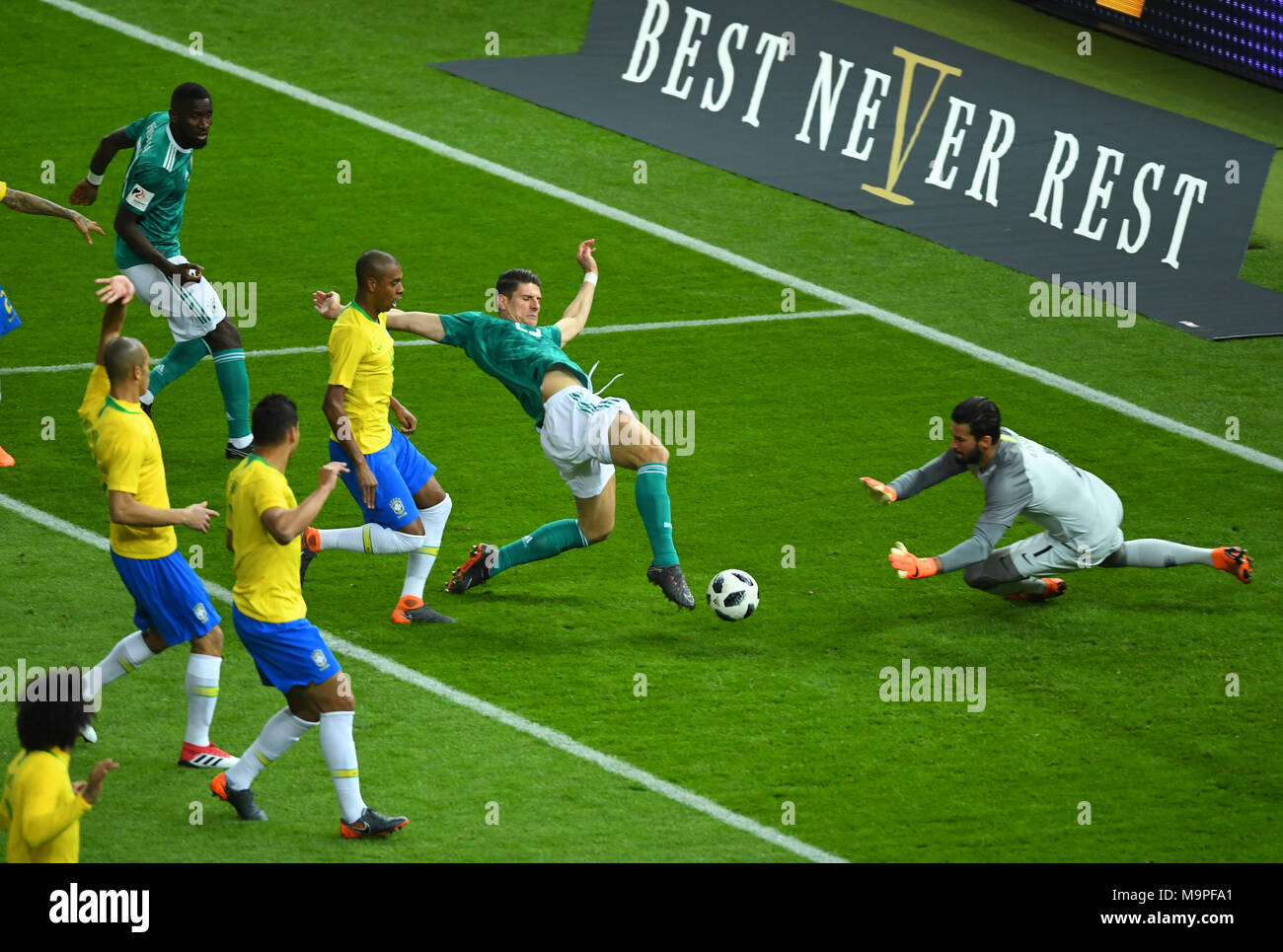 27 March 2018, Germany, Berlin, Olympia Stadium: Soccer, Friendly ...
