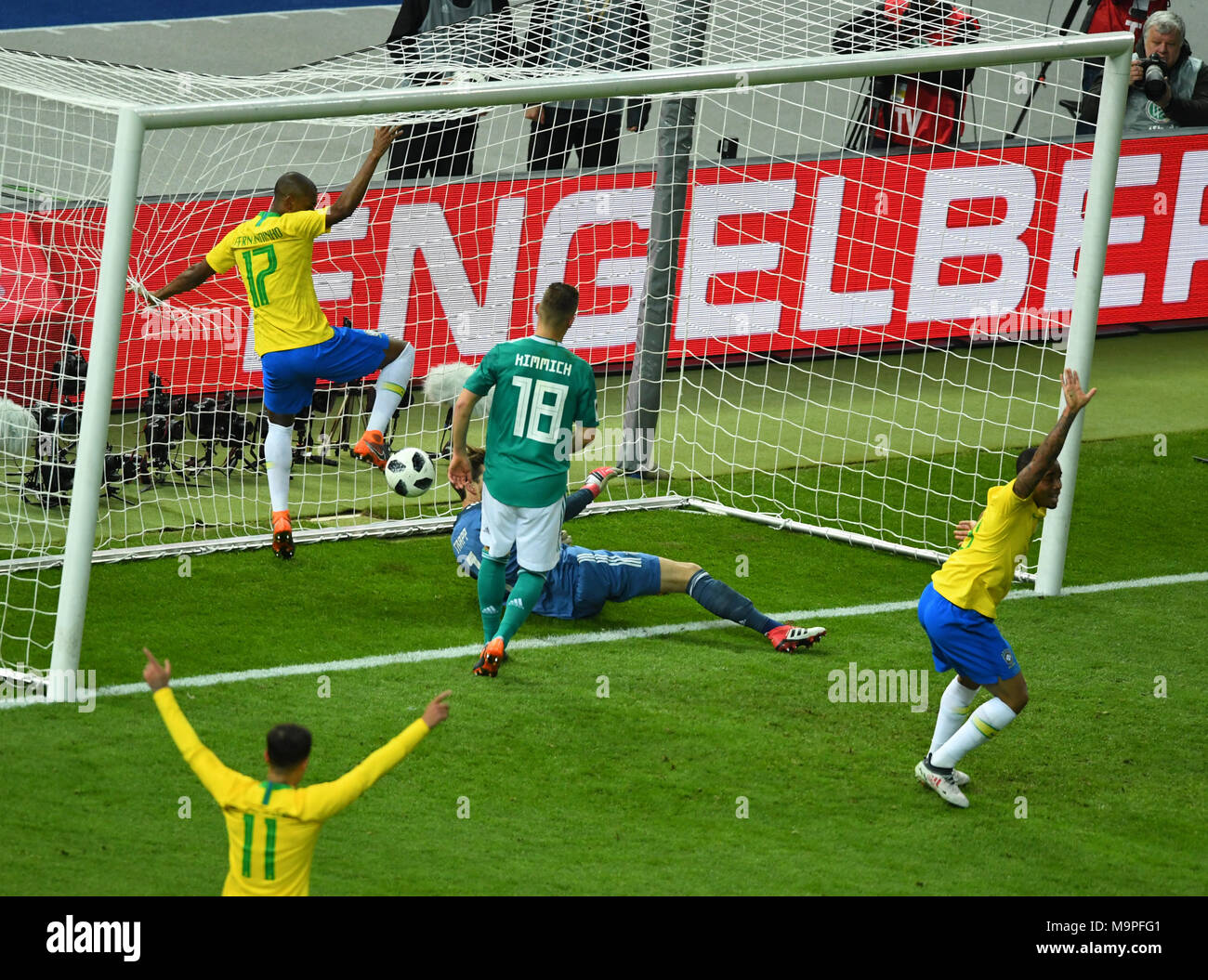 Gabriel jesus celebrates brazil hi-res stock photography and images - Alamy