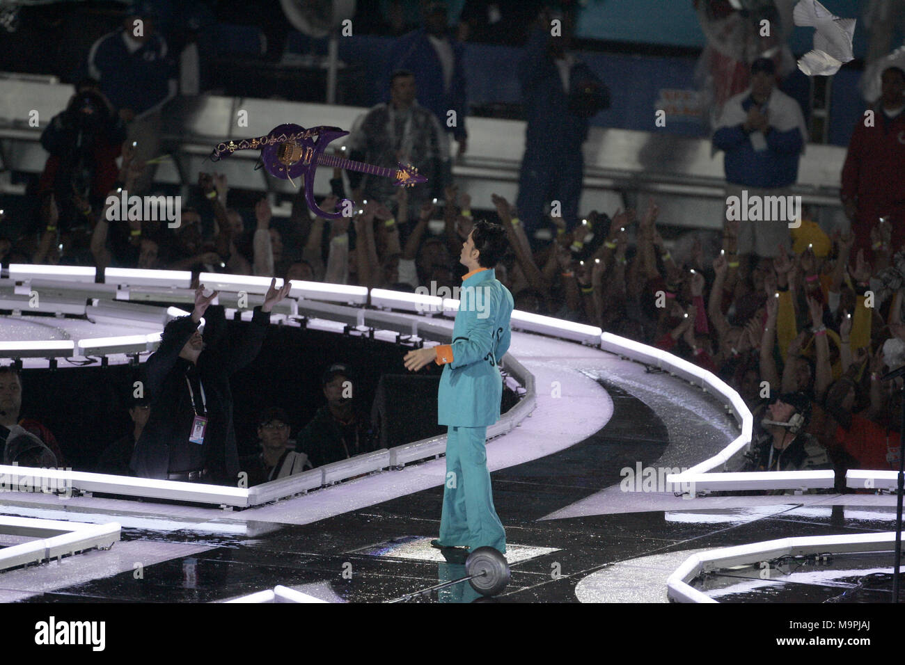 MIAMI, FL - FEBRUARY 4: Prince Rogers Nelson The artist known as Prince ...