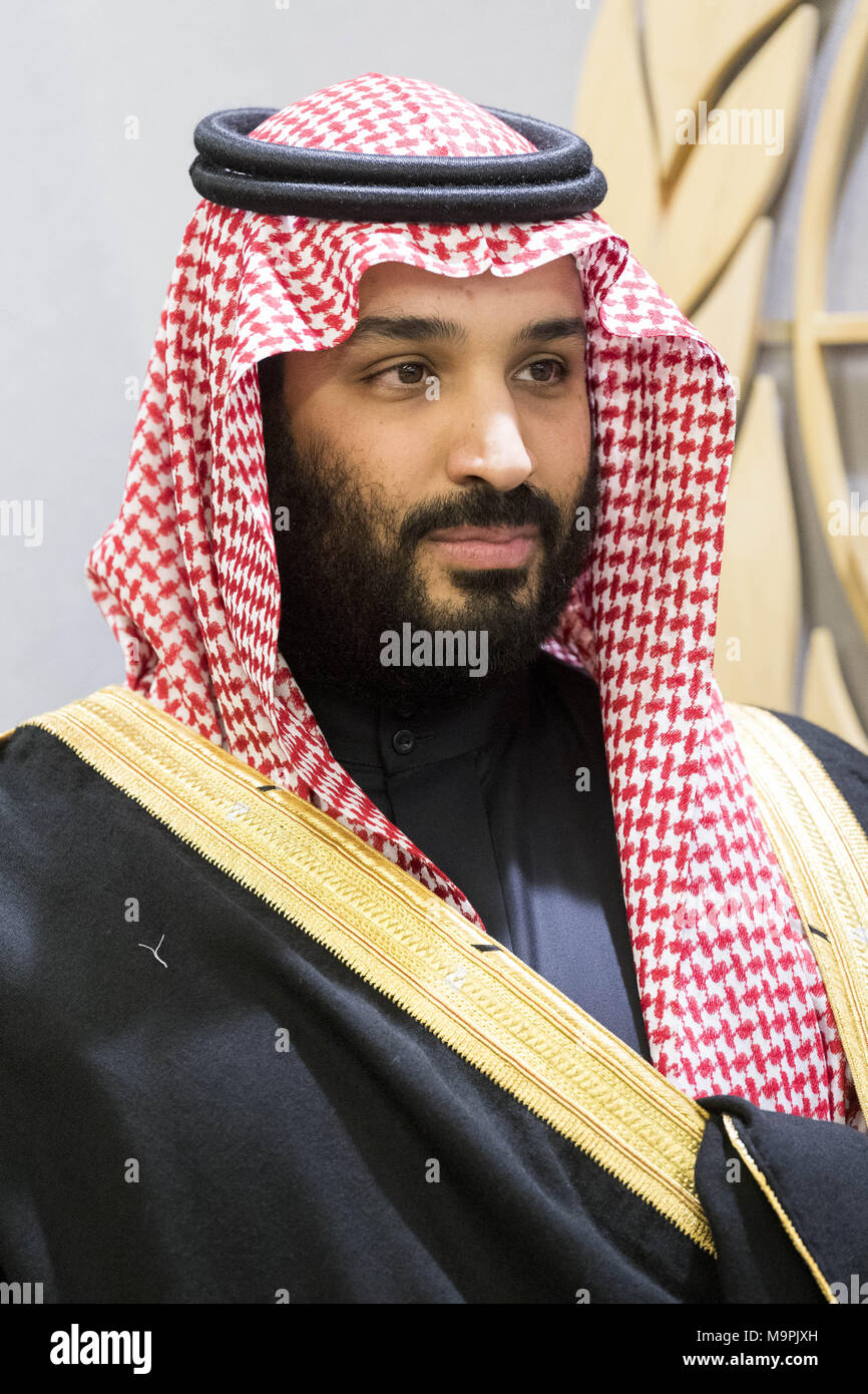New York, NY, USA. 27th Mar, 2018. Prince MOHAMMED BIN SALMAN Al Saud ...
