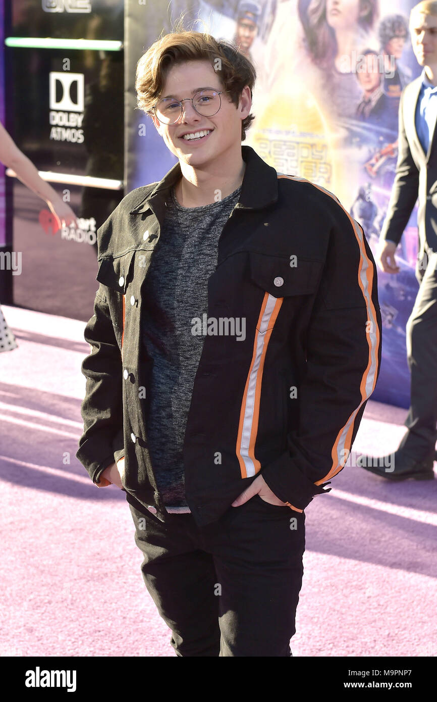 Michael J. 'Mikey' Murphy attends the 'Ready Player One' premiere at ...