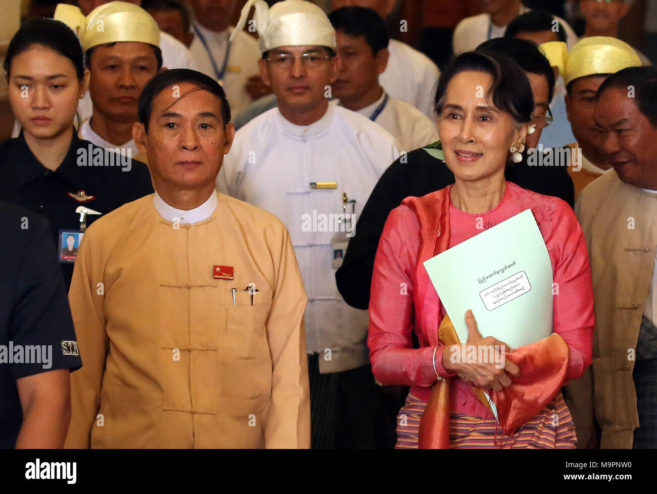 Elected myanmar president hi-res stock photography and images - Alamy