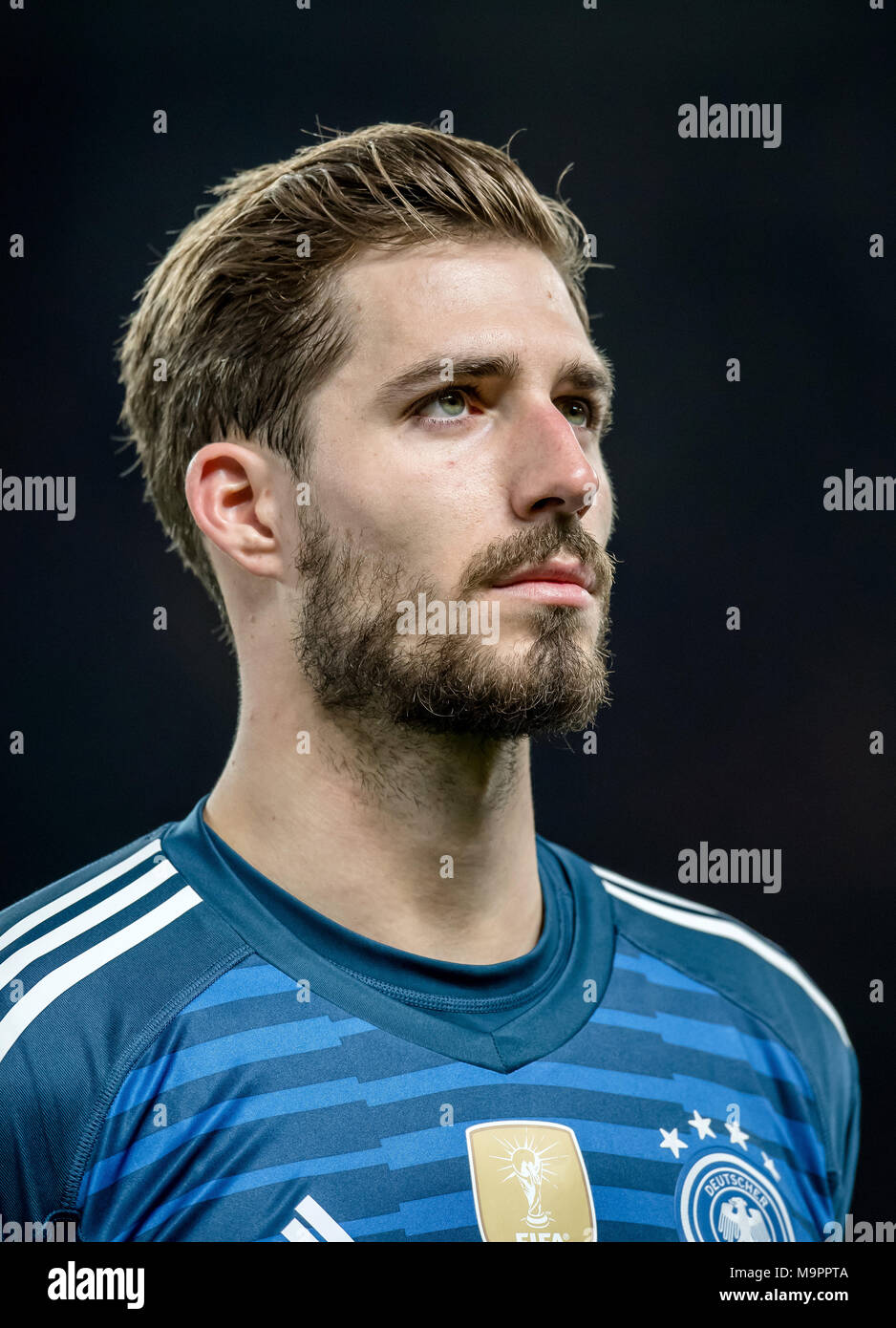 Berlin, Deutschland. 27th Mar, 2018. goalwart Kevin Trapp (Germany) bei ...